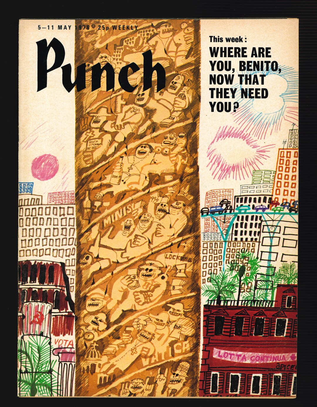 Punch May 1976 Bundle of 4 Copies Vintage Original Satire Magazine - Etsy