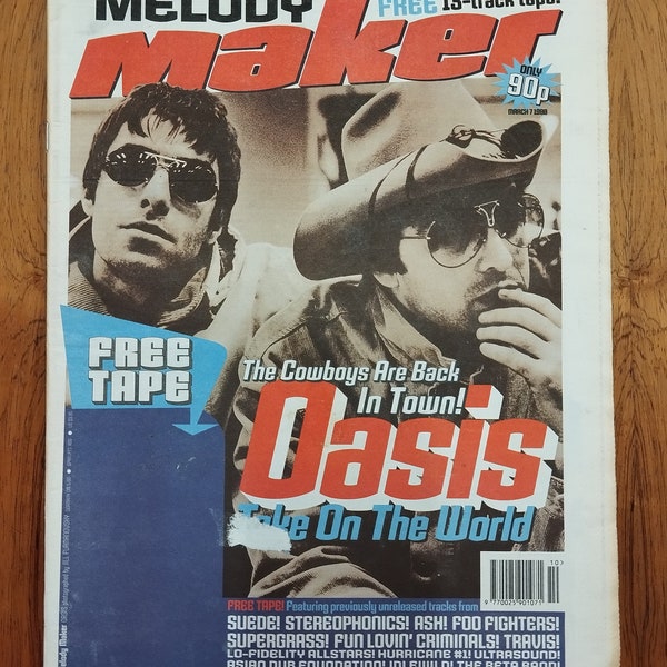 Vintage Oasis Magazine - Etsy UK