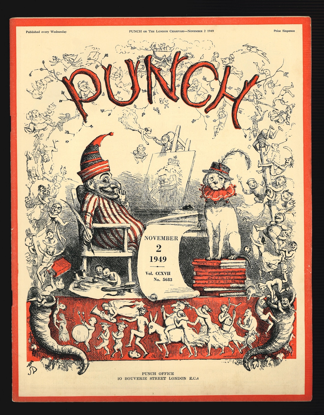 Punch Nov 1949 Bundle of 5 Copies Vintage Original Satire Magazine - Etsy