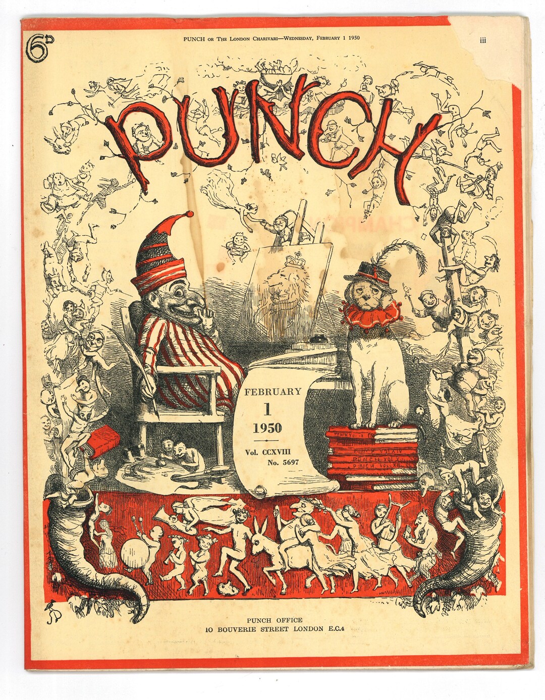 Punch Feb 1950 Bundle of 4 Copies Vintage Original Satire Magazine - Etsy