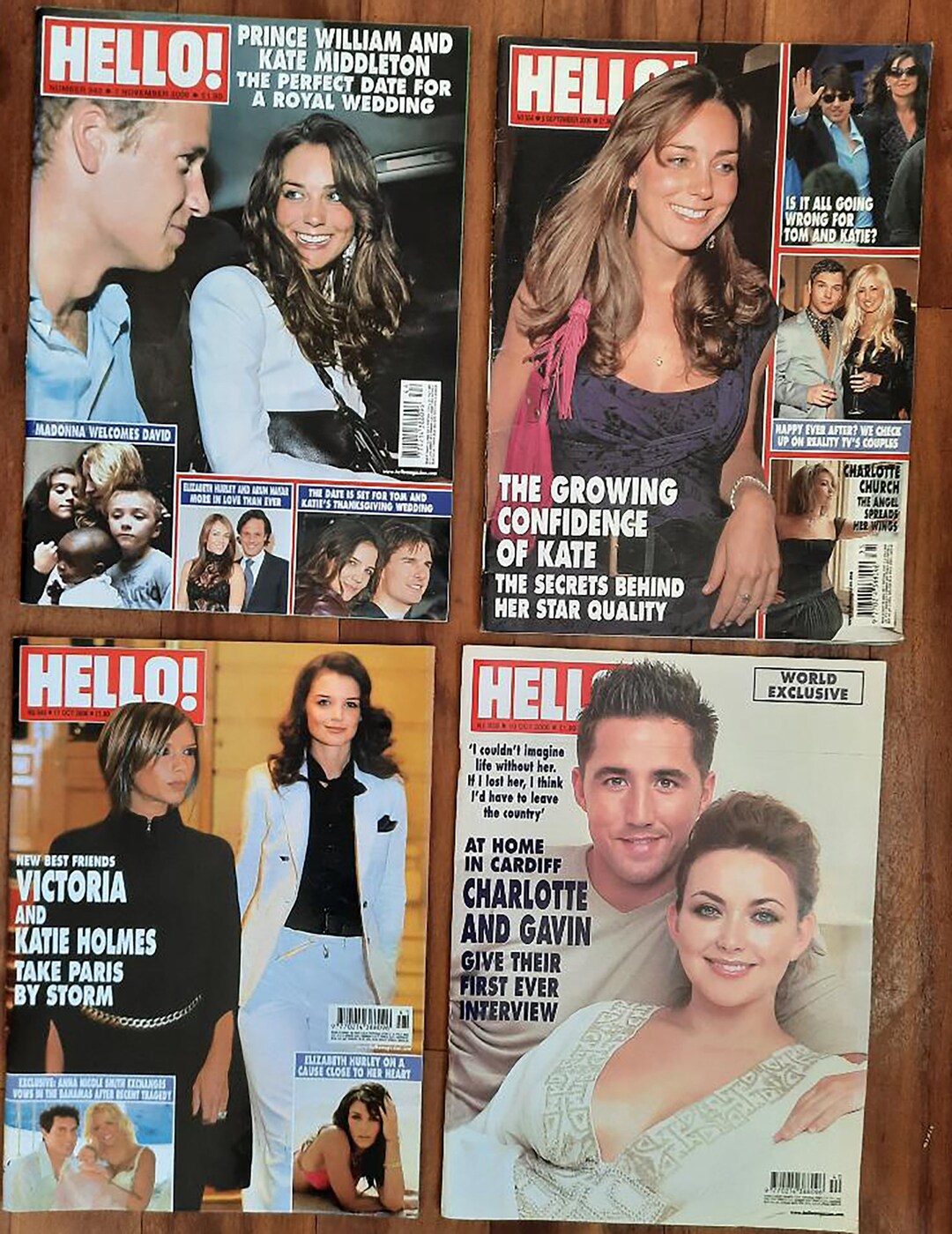 Hello Magazine 2006 Lot X 4 Copies Original Vintage Lifestyle Fashion ...