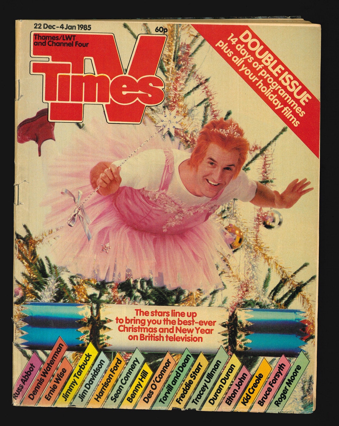 TV Times Dec 22-jan 4 1985 Christmas Double Issue Thames LWT Russ Abbot ...