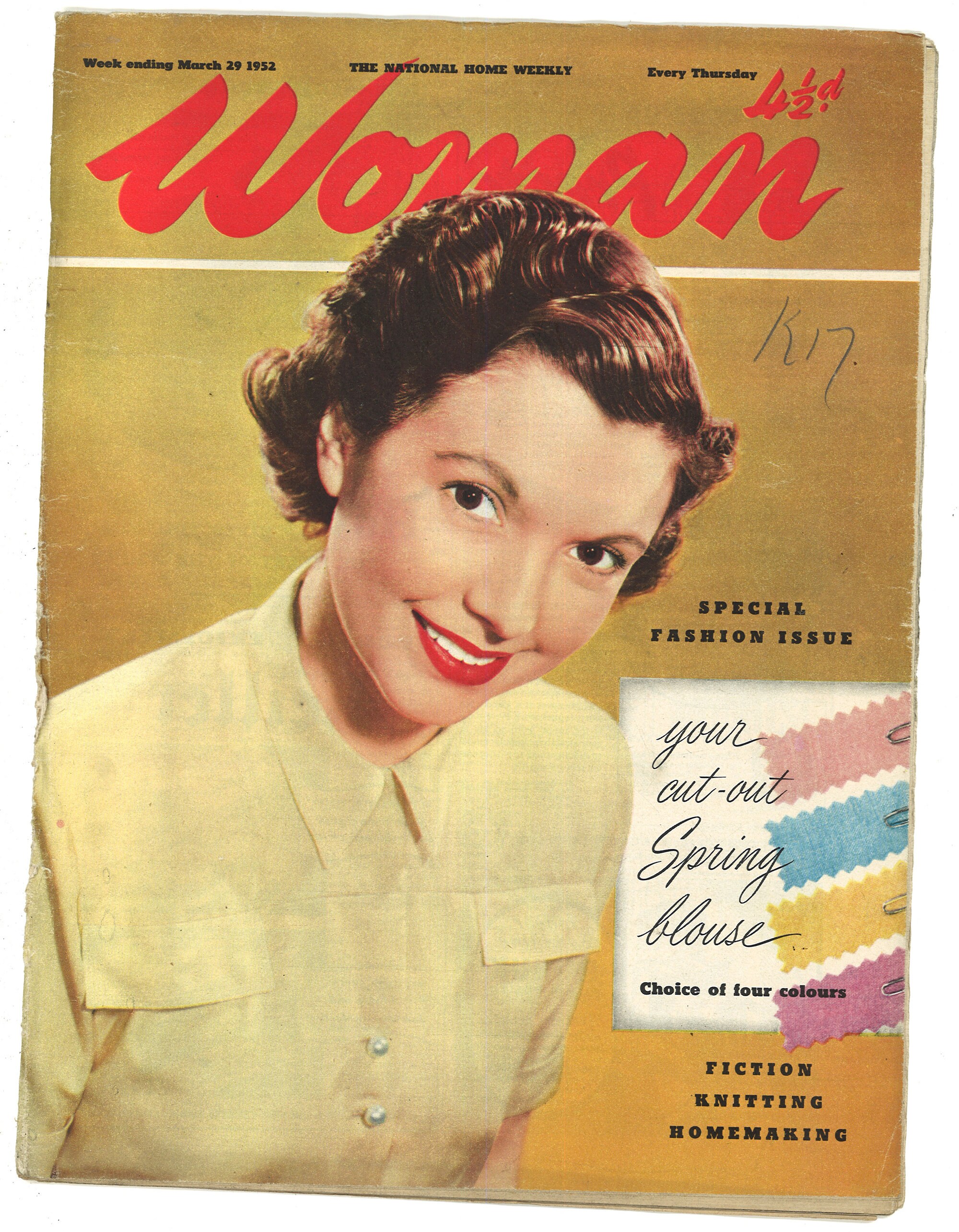 Woman UK March 29 1952 Original British Vintage Weekly Women | Etsy