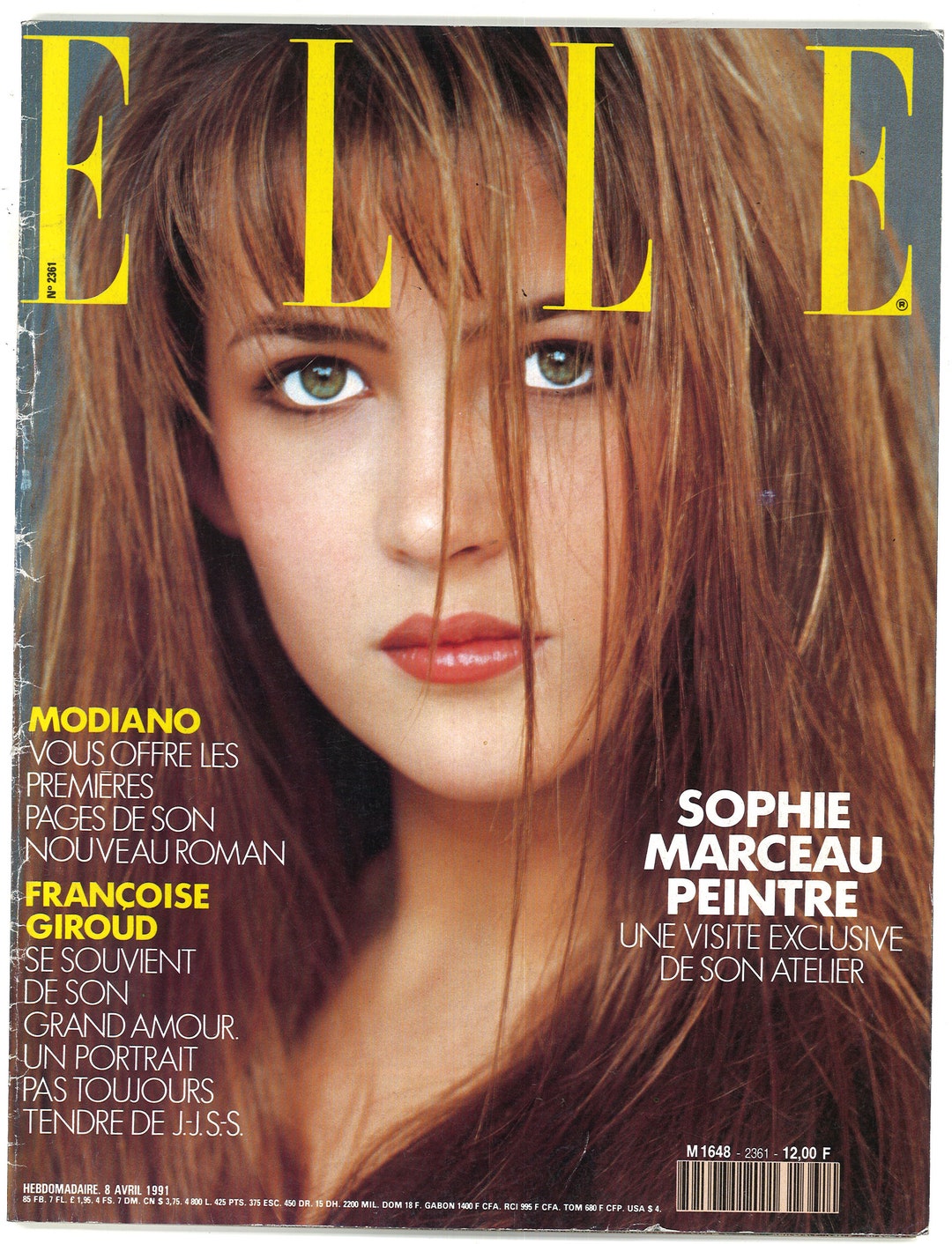 Elle No 2361 April 8 1991 French Paris Foreign Original Vintage Fashion ...