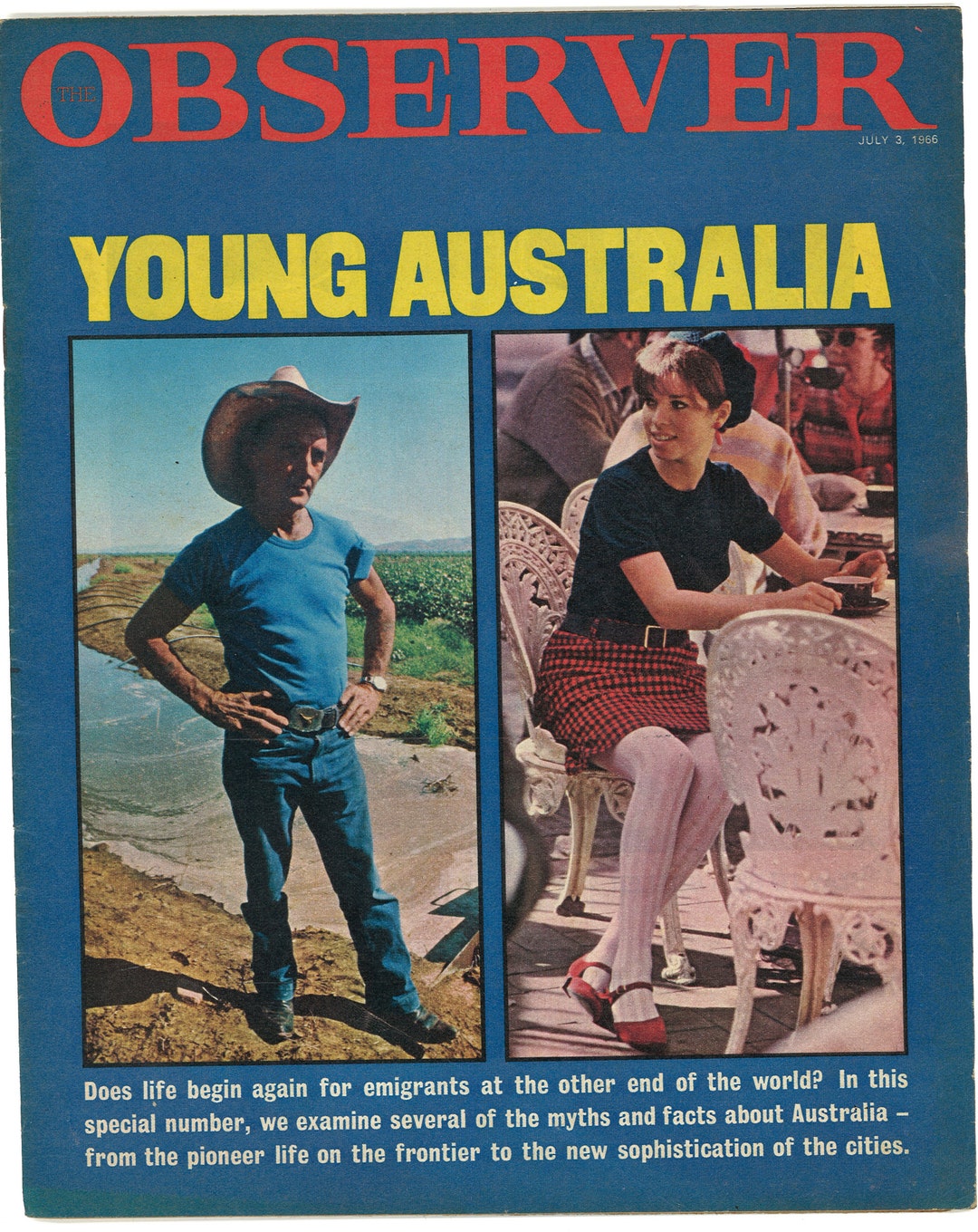 Observer Sunday Supplement July 3 1966 Original Vintage News Magazine ...