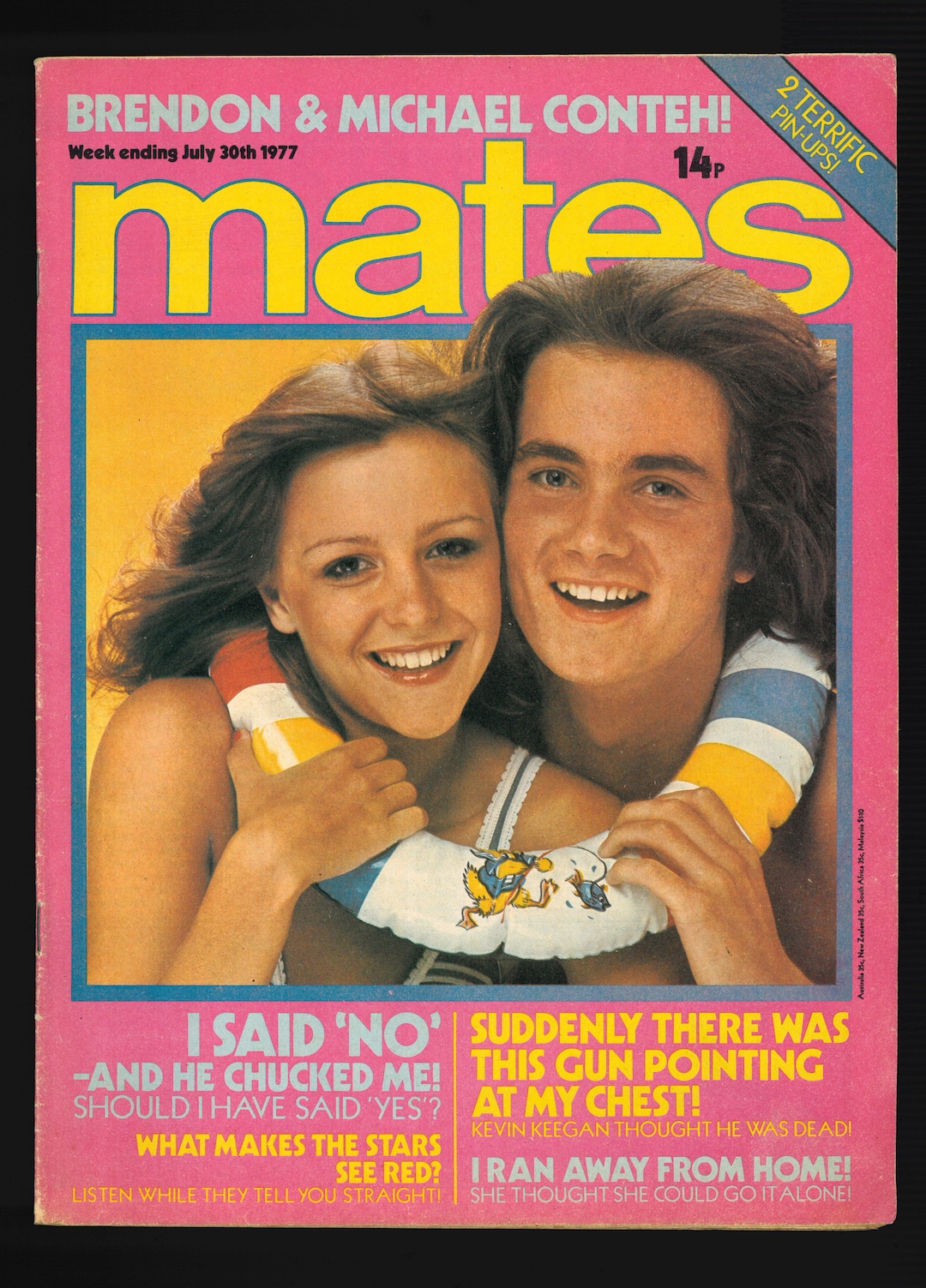 Mates July 30 1977 Original Vintage Teen Magazine Brendon Michael ...