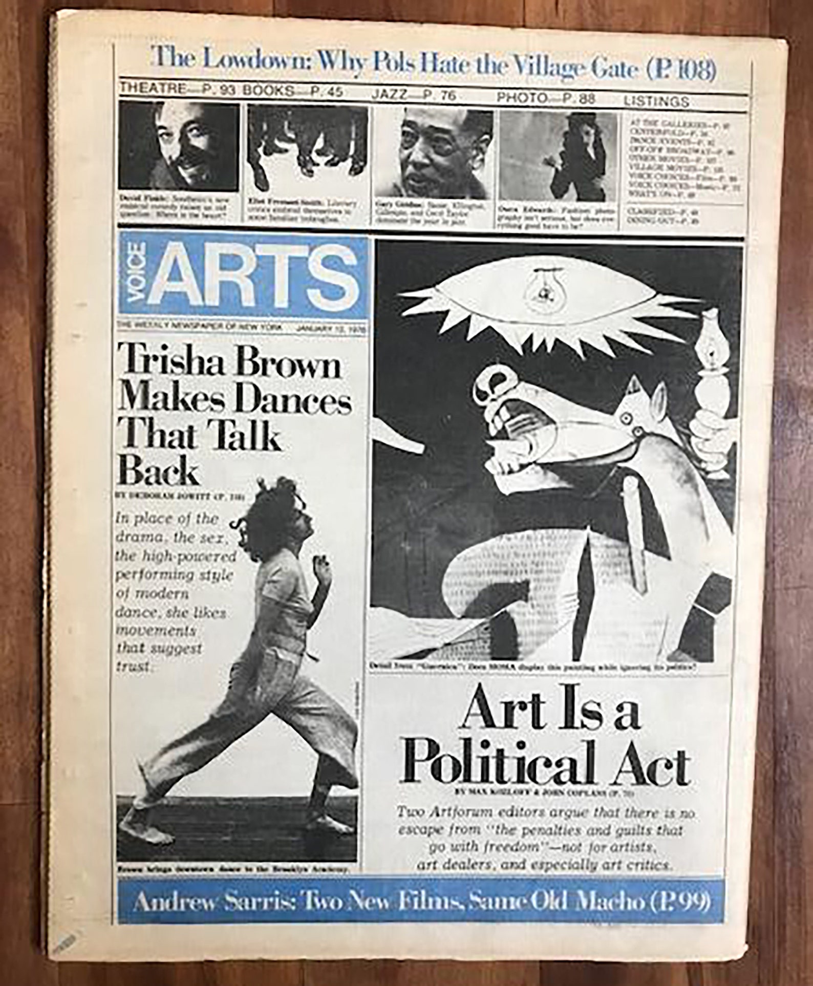 Village Voice 12 janvier 1976 US American the Country's First ...