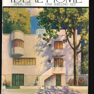 Ideal Home 1932 British Original Vintage Magazine Cover by Guy ...