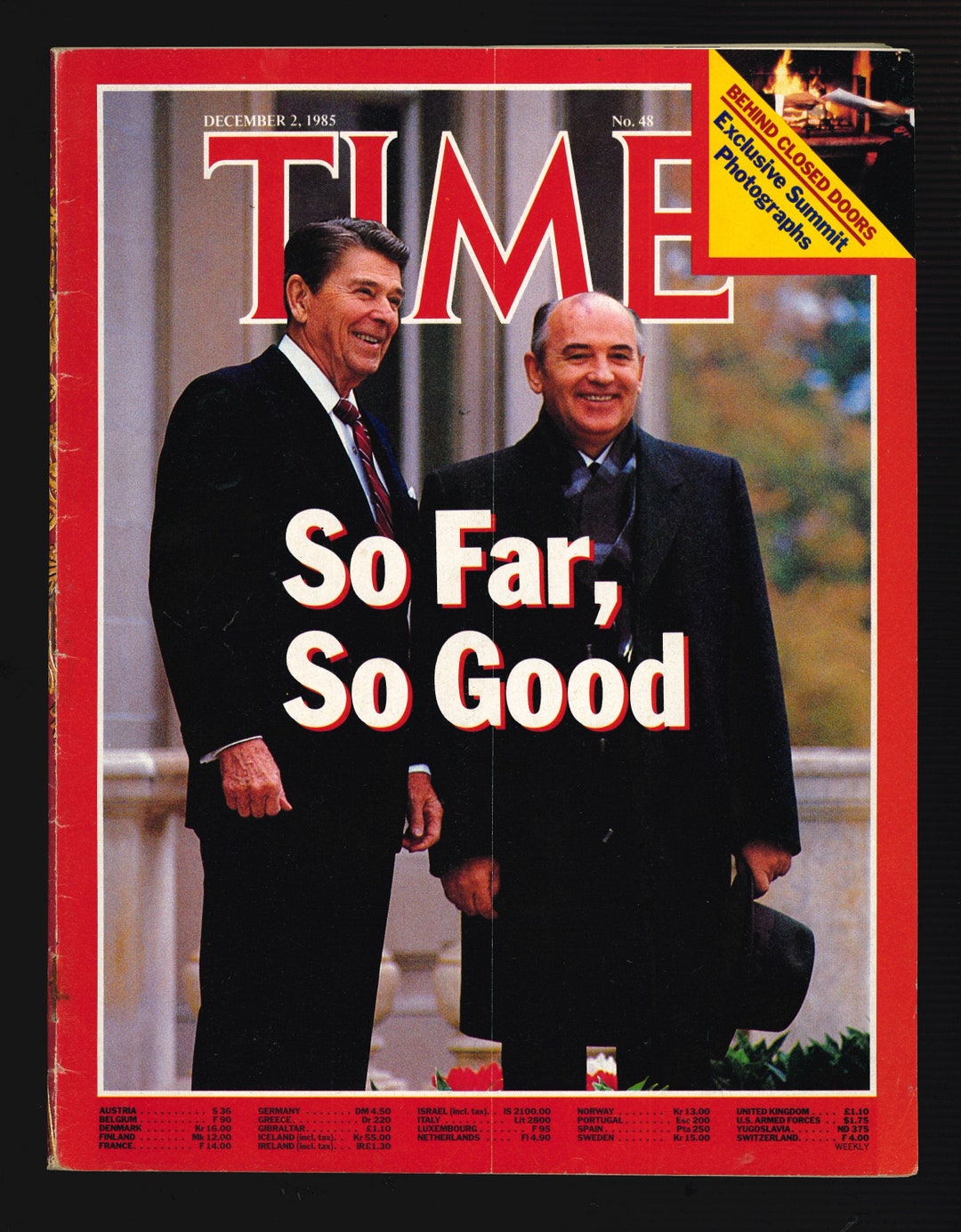 TIME DEC 2 1985 Vintage Magazine U.S.A Moscow - Etsy