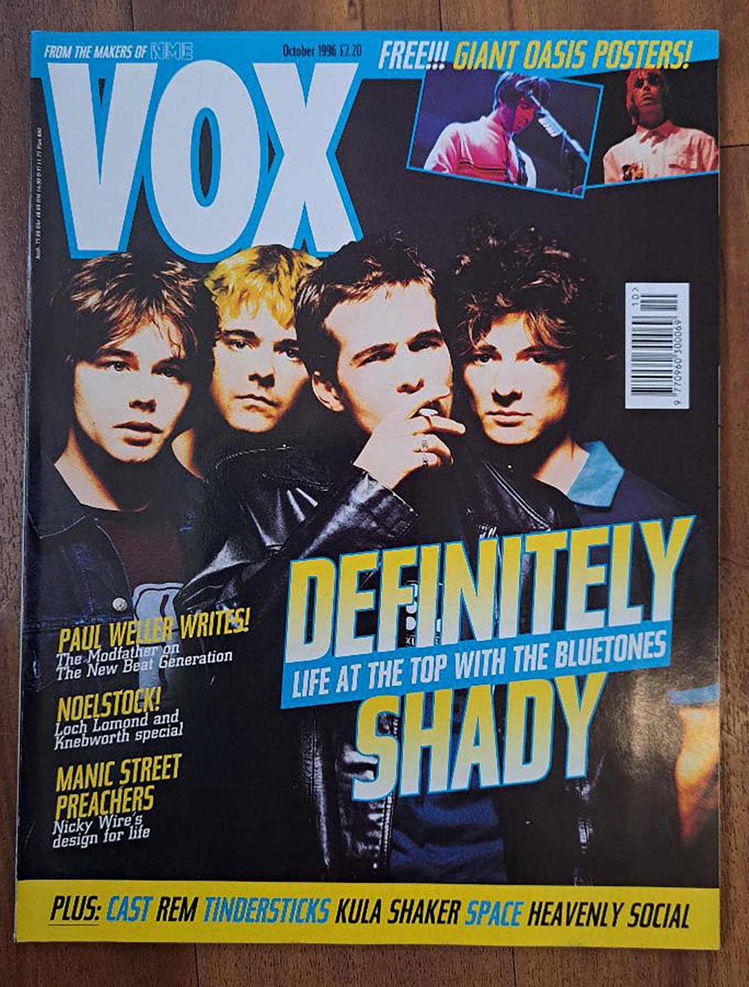 Vox Magazine Oct 1996 With 2 Giant Oasis Poster - Etsy