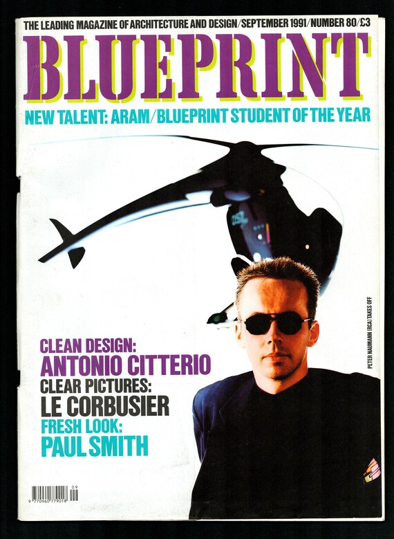 Blueprint No 80 Sept 1991 Architecture and Design Magazine - Etsy