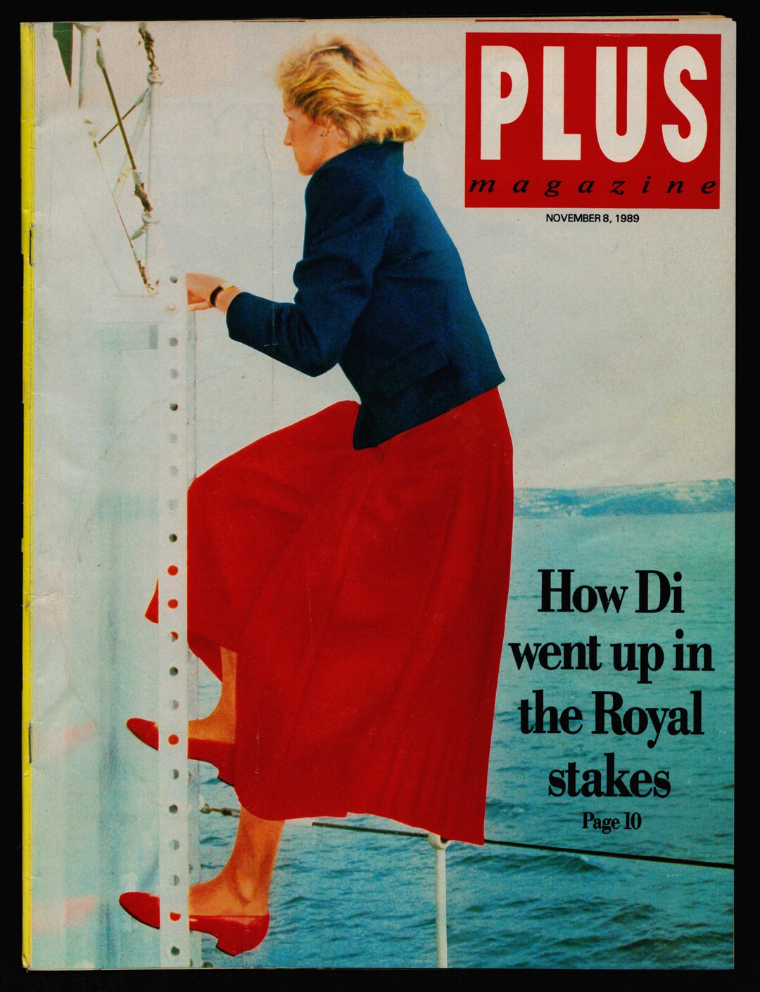 Plus Magazine Nov 1989 Vintage Original Magazine Princess Diana Cover ...