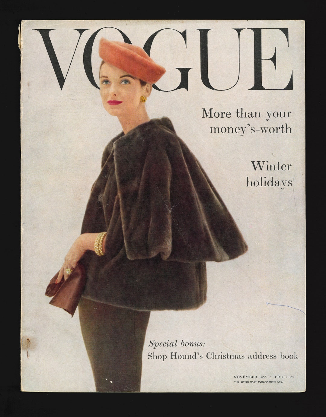 Vogue UK Nov 1955 Original Vintage Fashion Magazine - Etsy