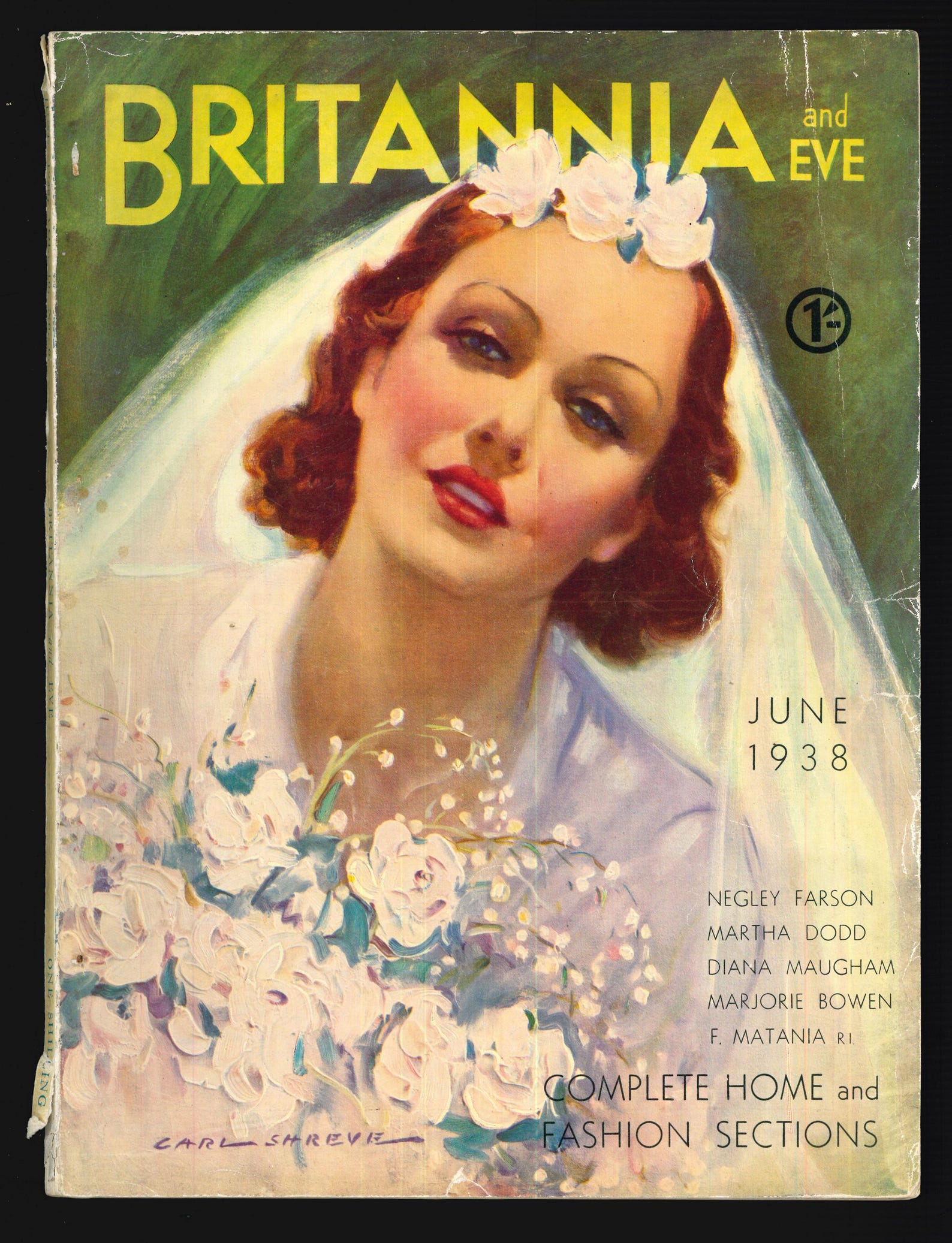 Britannia and Eve British 1938 Original Vintage Fashion Magazine Scarce ...