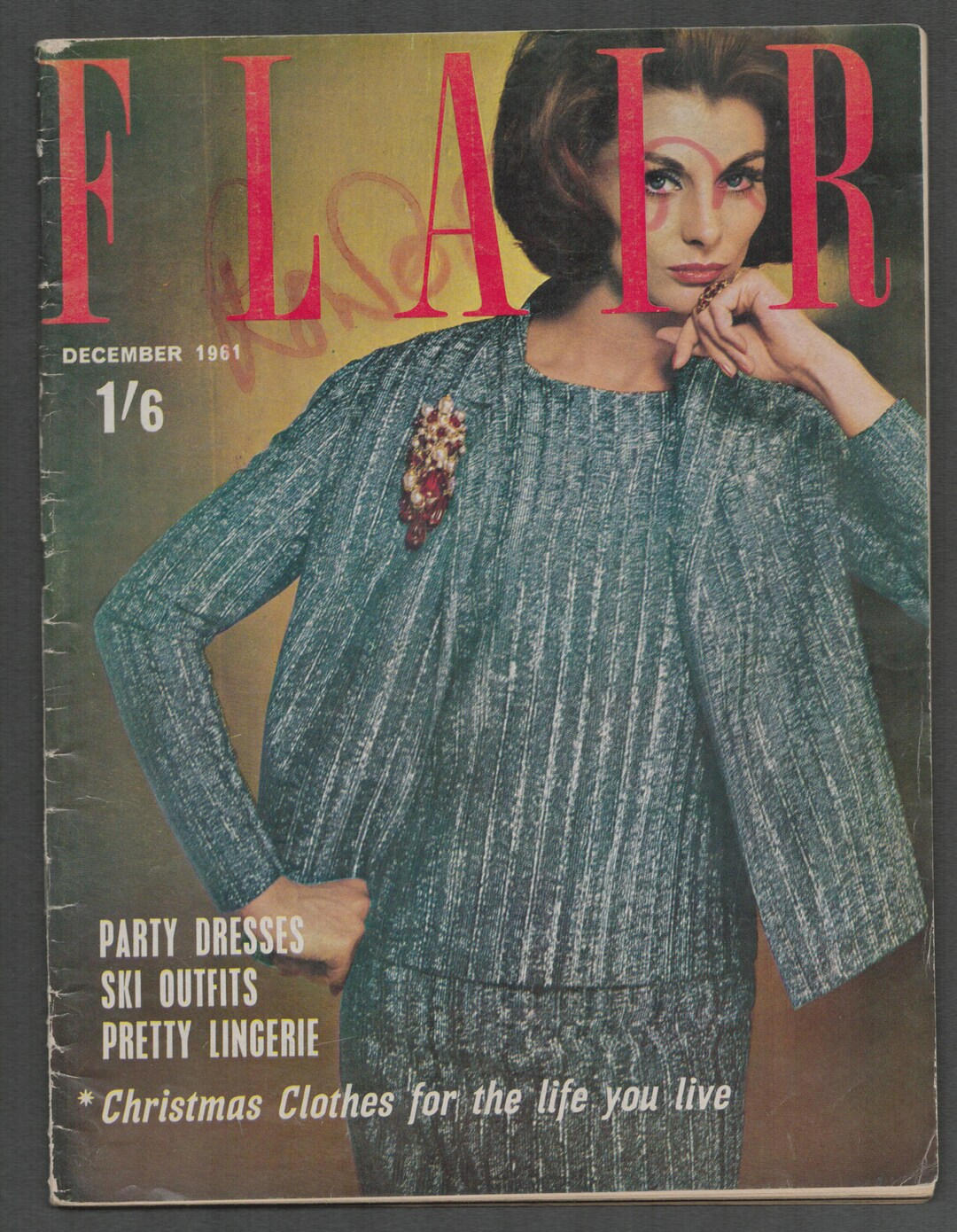 Flair April 1961 Original Rare Retro Vintage Fashion Magazine Birthday ...