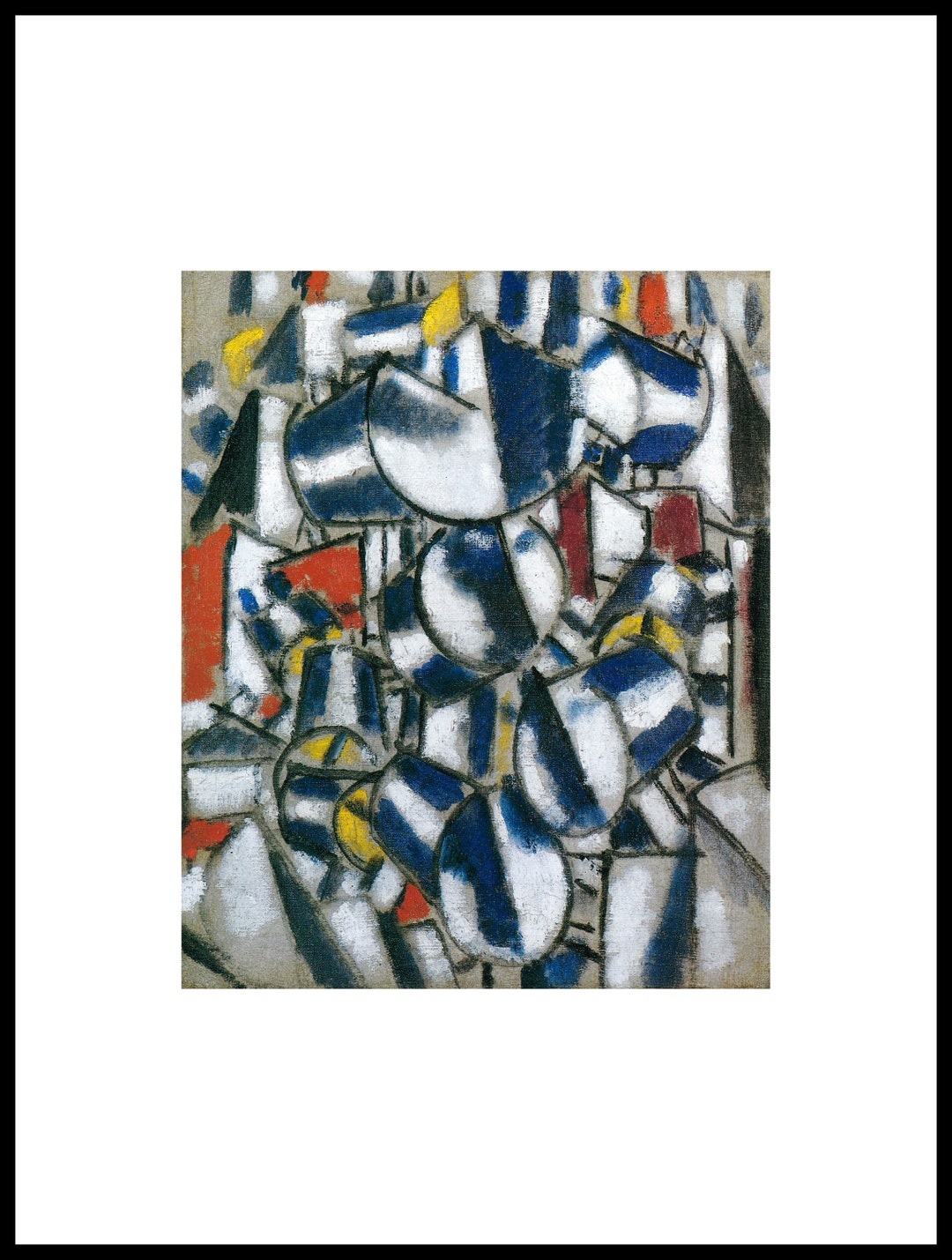 Contrastes De Formes 1913 Fernand Leger (1881-1955) Original Tear Sheet ...