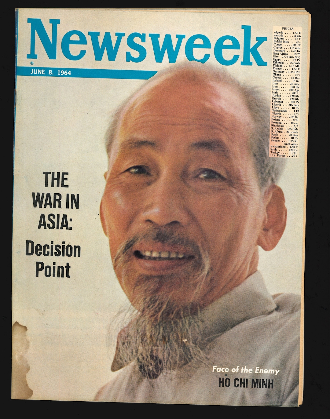 Newsweek June 8 1964 Original Vintage Magazine Ho Chi Minh 60th - Etsy