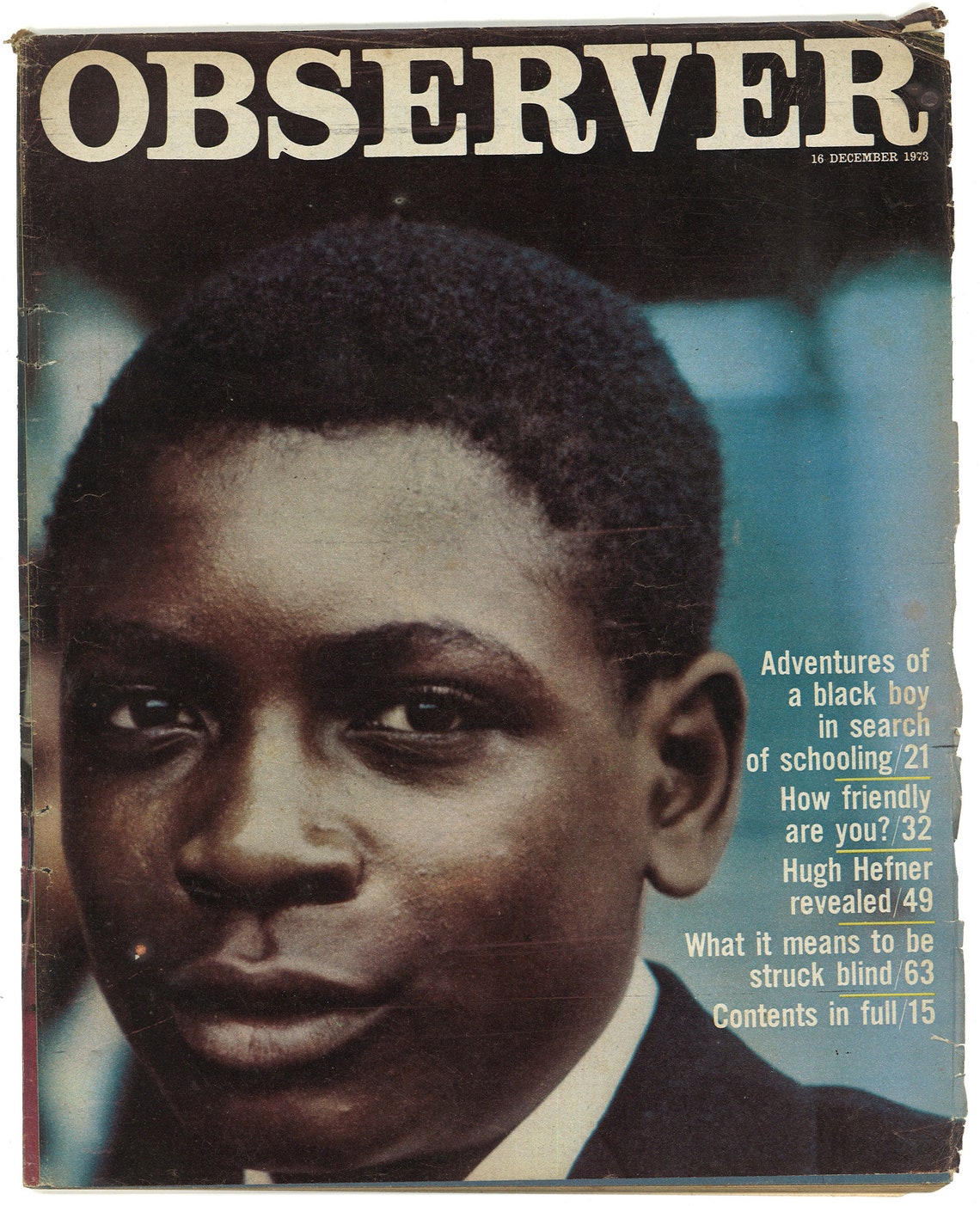 Observer Sunday Supplement Dec 16 1973 Original Vintage News Magazine ...