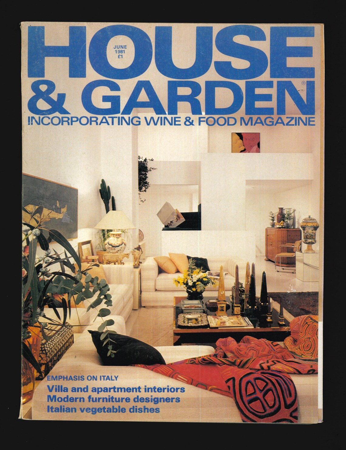 House & Garden UK 1981 Original Vintage Magazine - Etsy