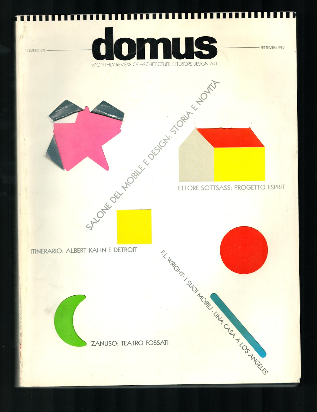 Domus No 675 Sep 1986 Architecture and Design Magazine - Etsy