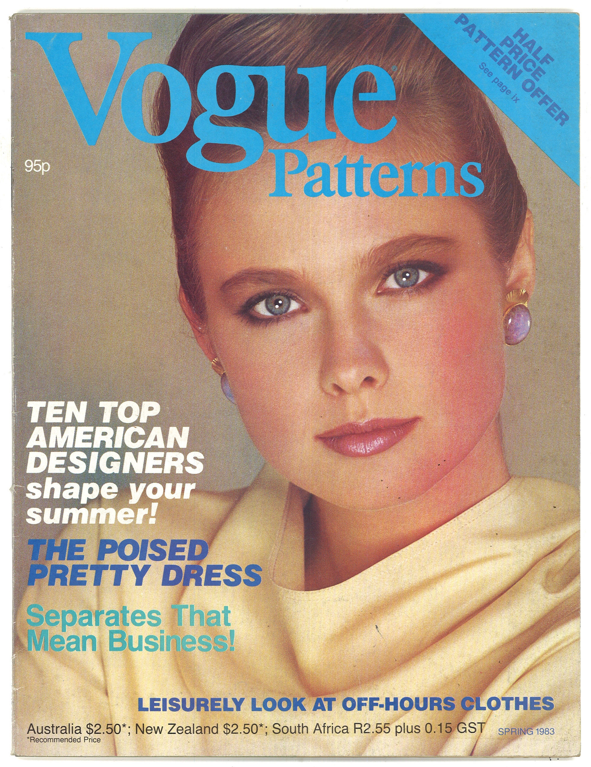 Vogue Patterns Spring 1983 Original Vintage Retro Rare | Etsy