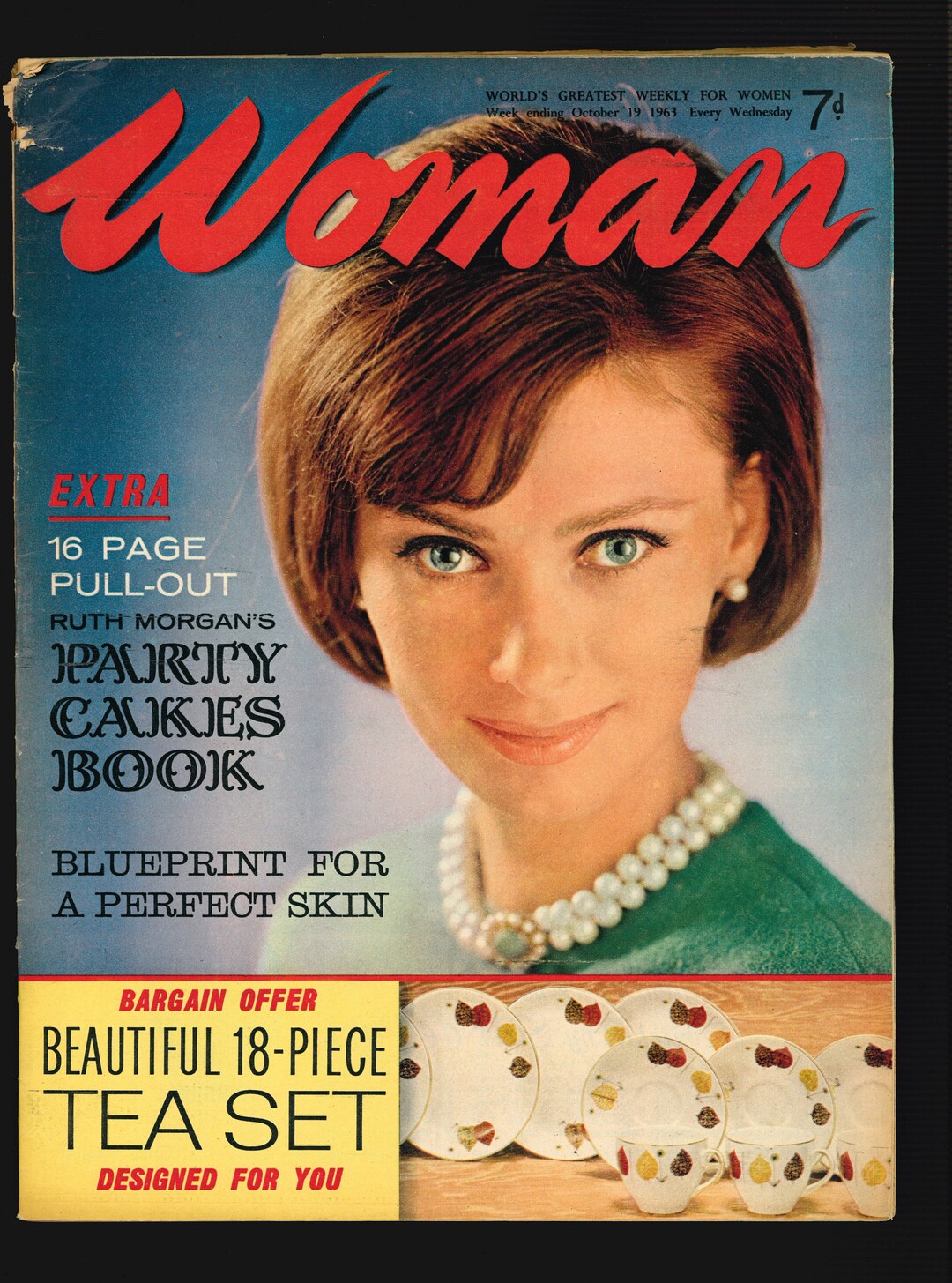 Woman Oct 19 1963 Vintage Magazine Fashion Beauty Cooking - Etsy