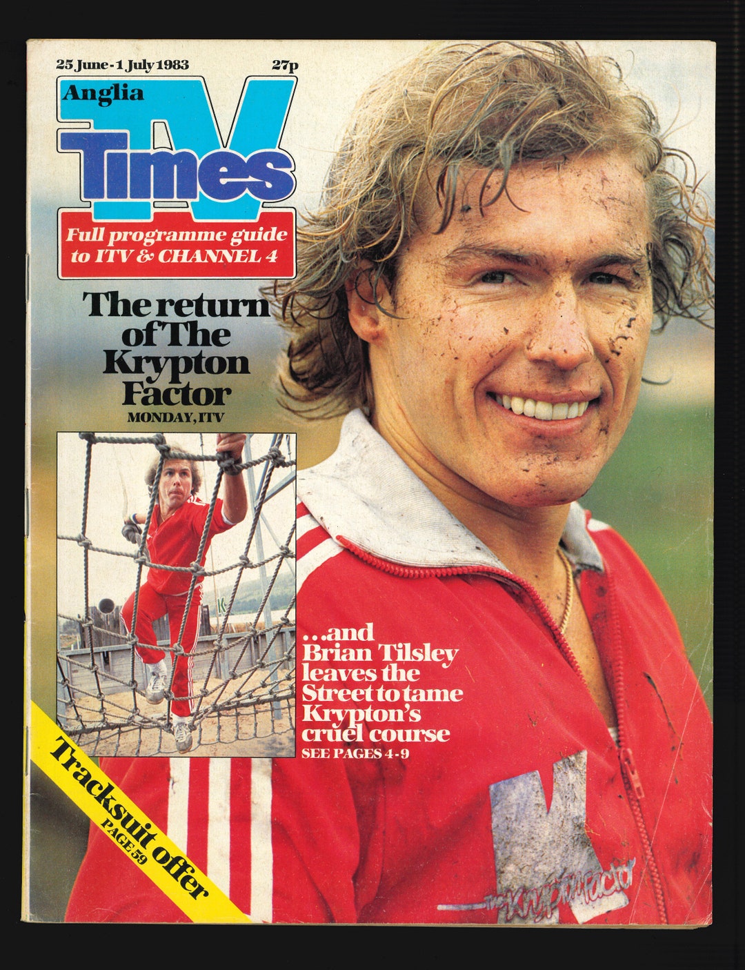 TV Times June 25-july 1 1983 Yorkshire Vintage Magazine Brian Tilsley ...