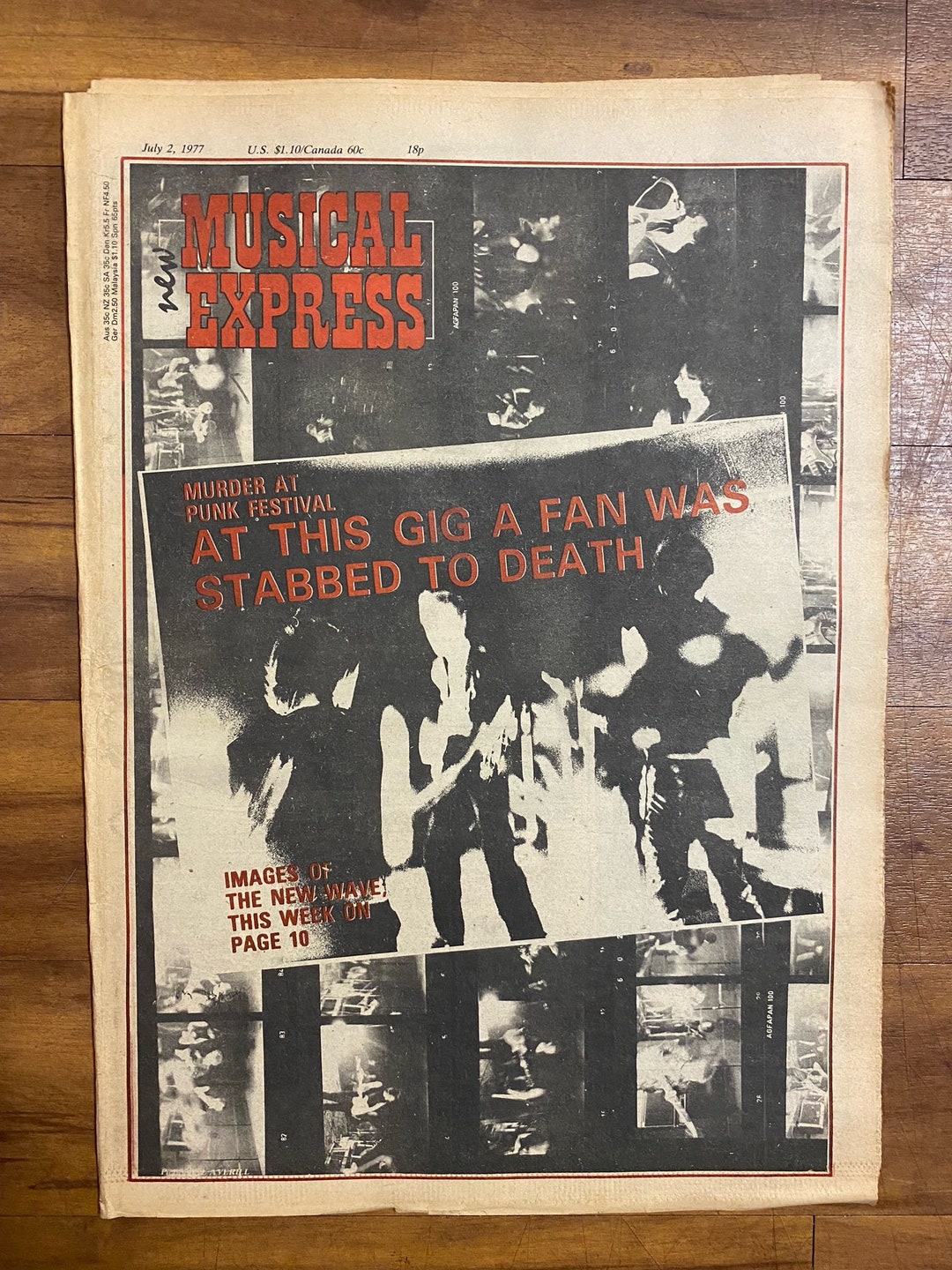 Nme July 2 1977 Sex Pistols Punk Etsy