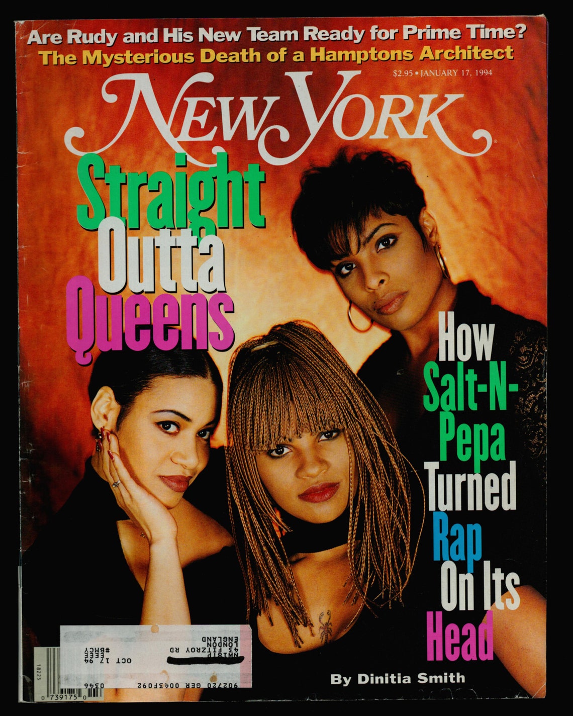 New York Magazine Jan 17 1994 Straight Outta Queens Salt-n-pepa 30th - Etsy