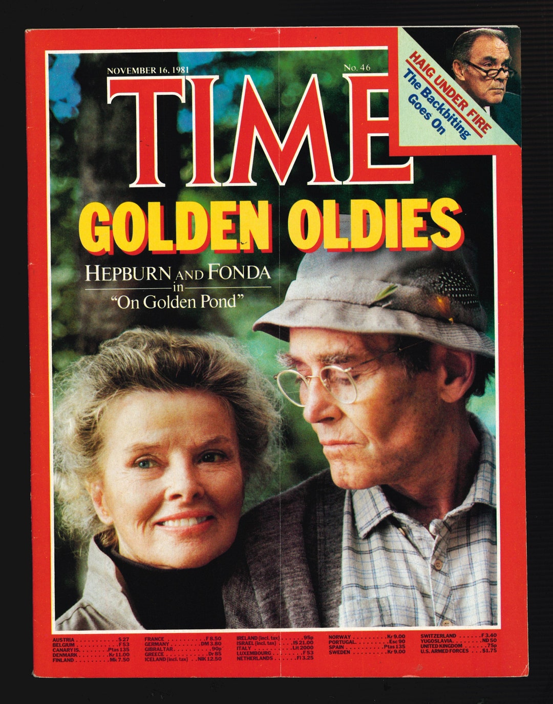 TIME EUROPE NOV 16 1981 Vintage Magazine on Golden Pond - Etsy