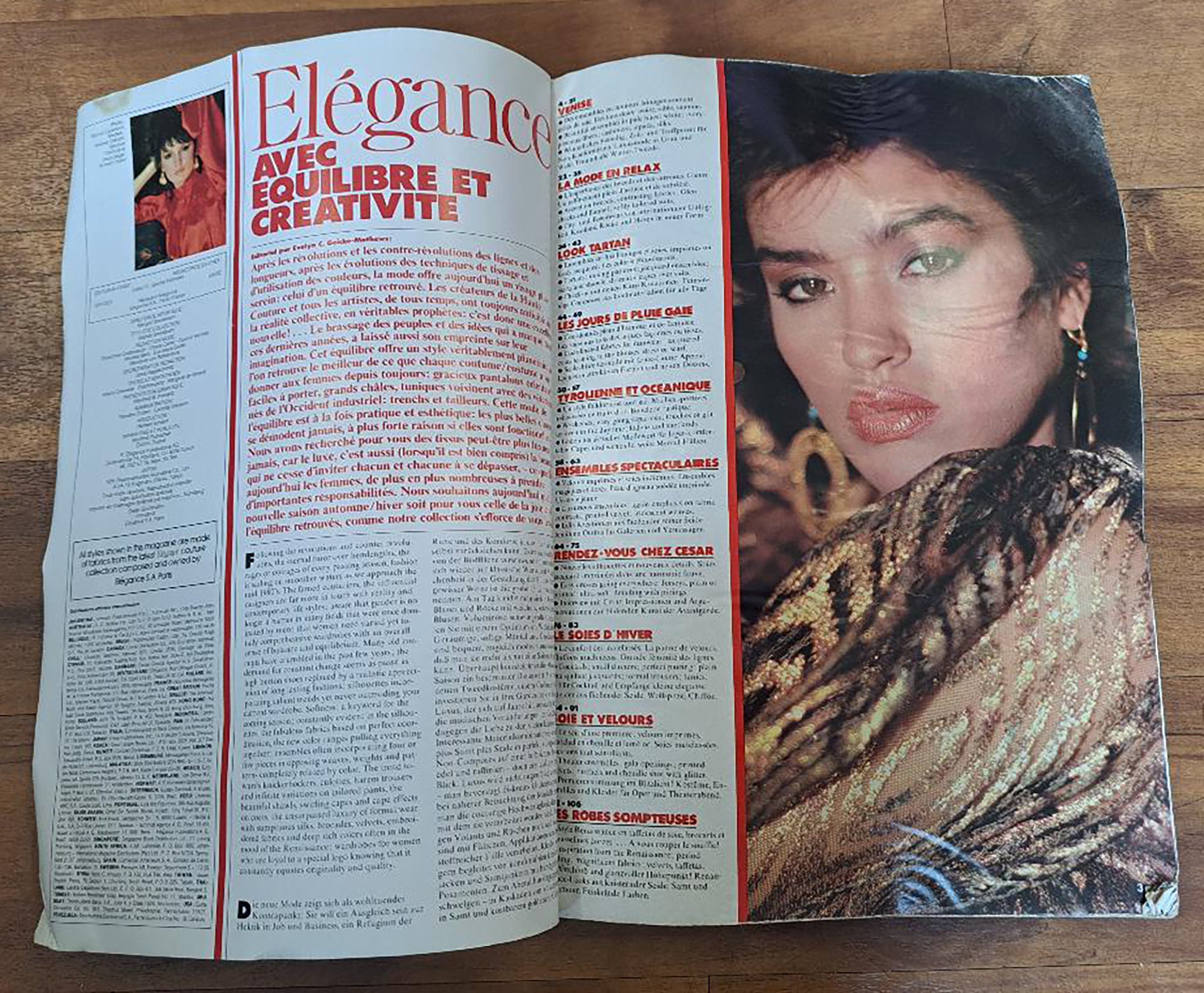 Elegance 1982-83 Paris Trade Textile Catalogue Original Vintage Fashion ...