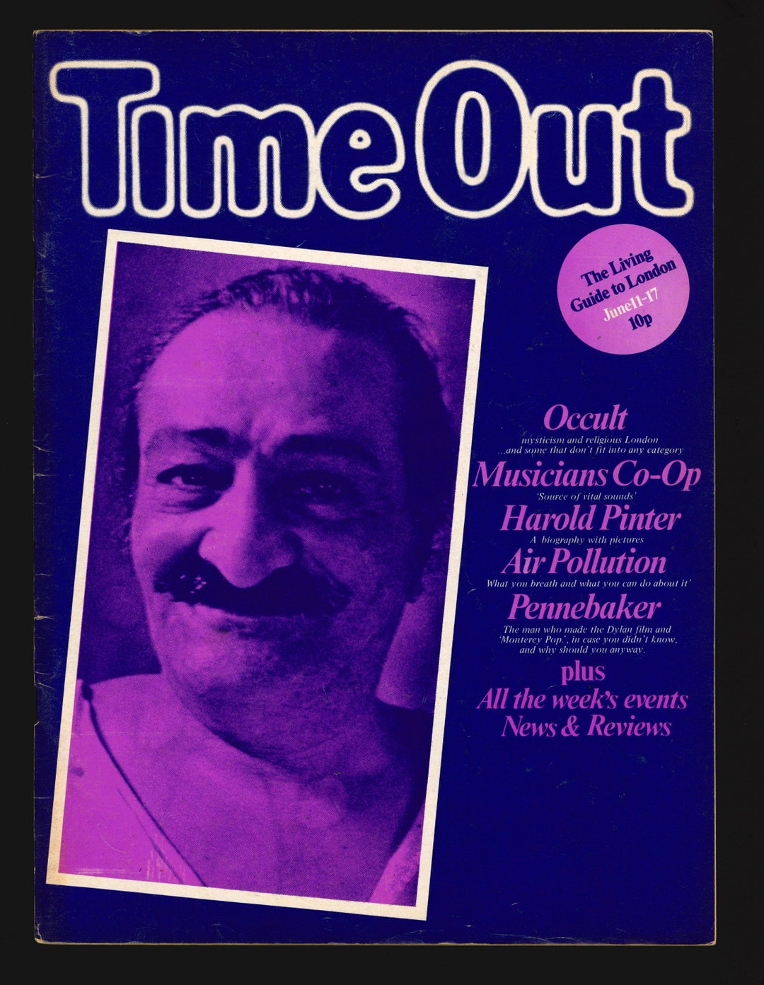 Time Out June 11-17 1971 London Original Vintage Magazine - Etsy