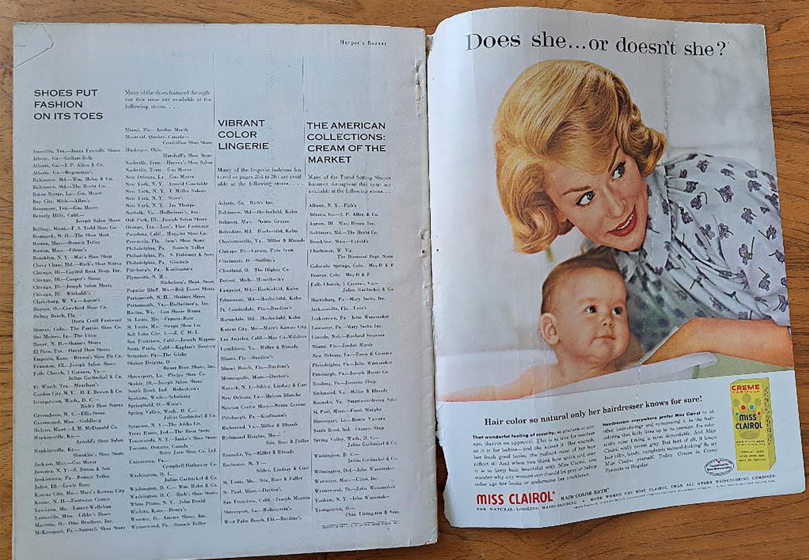 Harper's Bazaar Sept 1961 US American Original Vintage Rare Retro ...