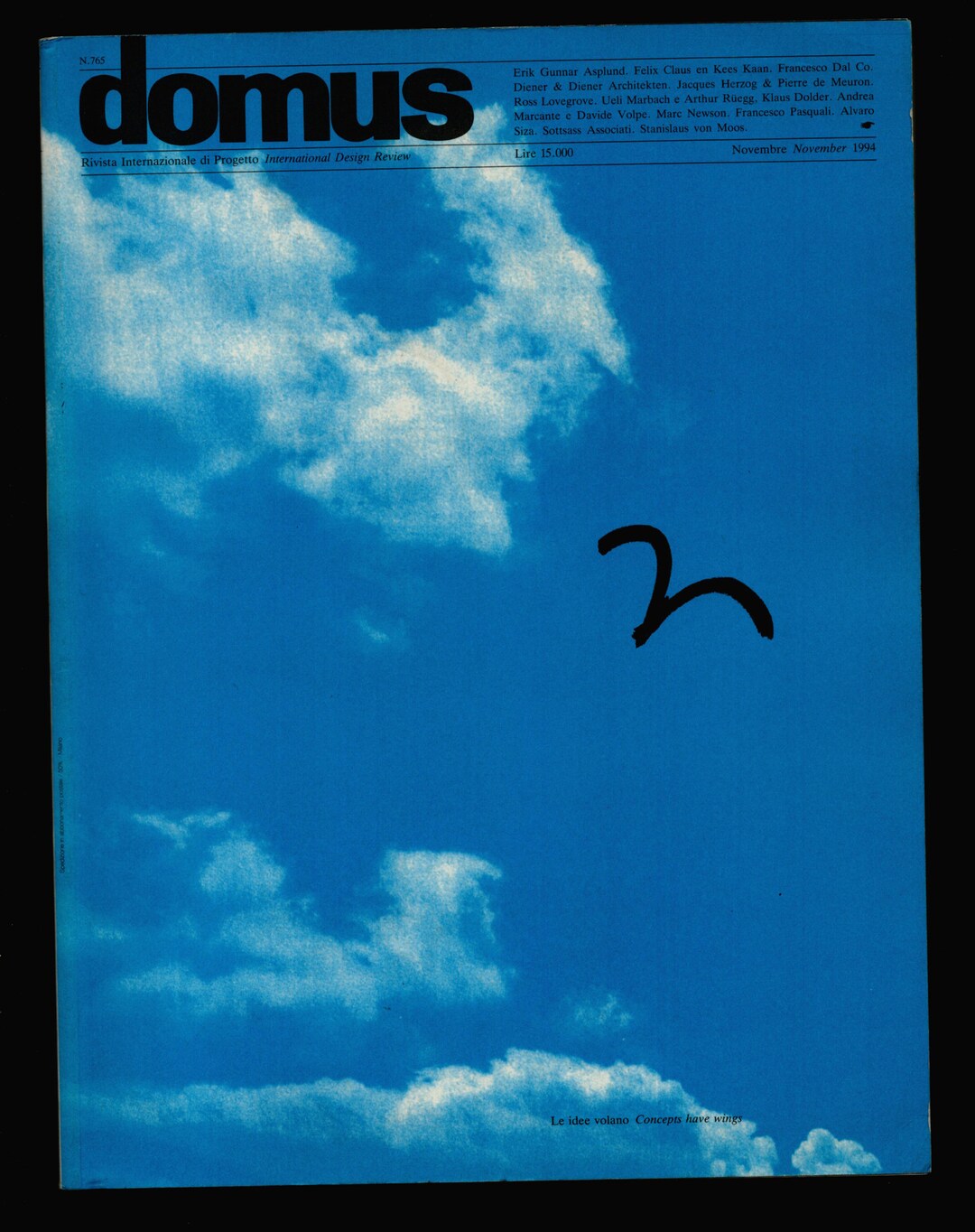 Domus No 765 Nov 1994 Architecture and Design Magazine 30th - Etsy