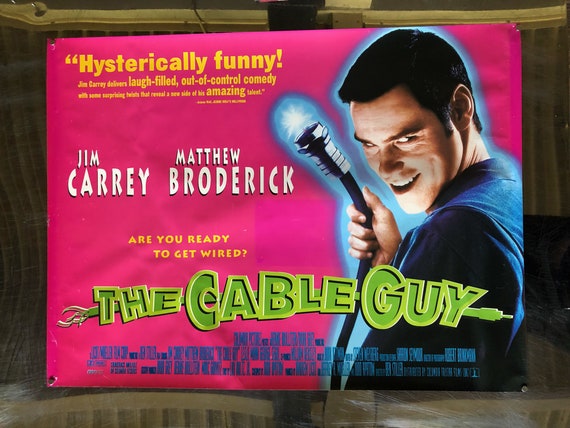 Cable Guy 1996 British Quad Movie Poster - Etsy