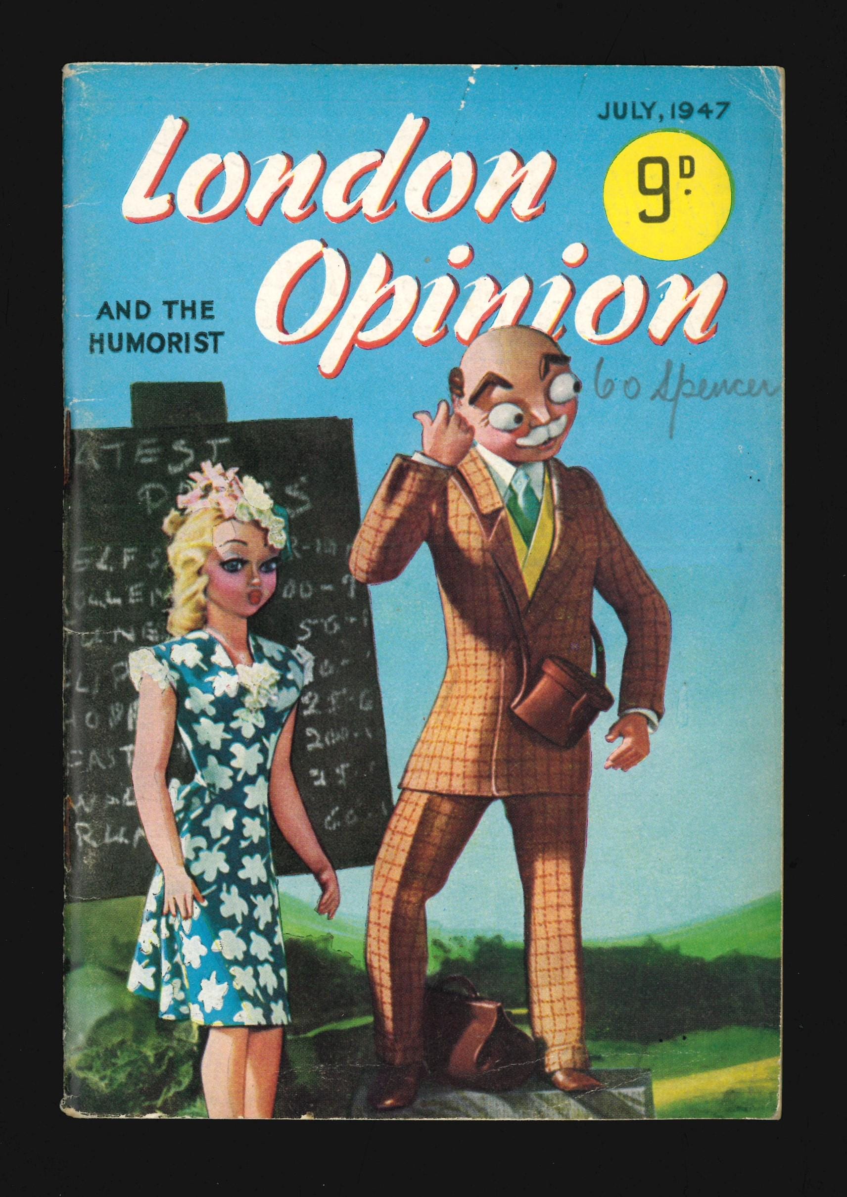 London Opinion and the Humorist Jan-oct 1947 Vintage Original Men ...