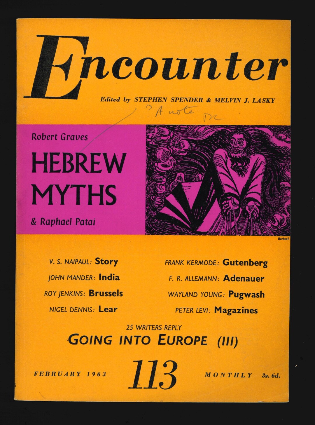 Encounter 1963 Original Vintage Rare Retro Magazine - Etsy