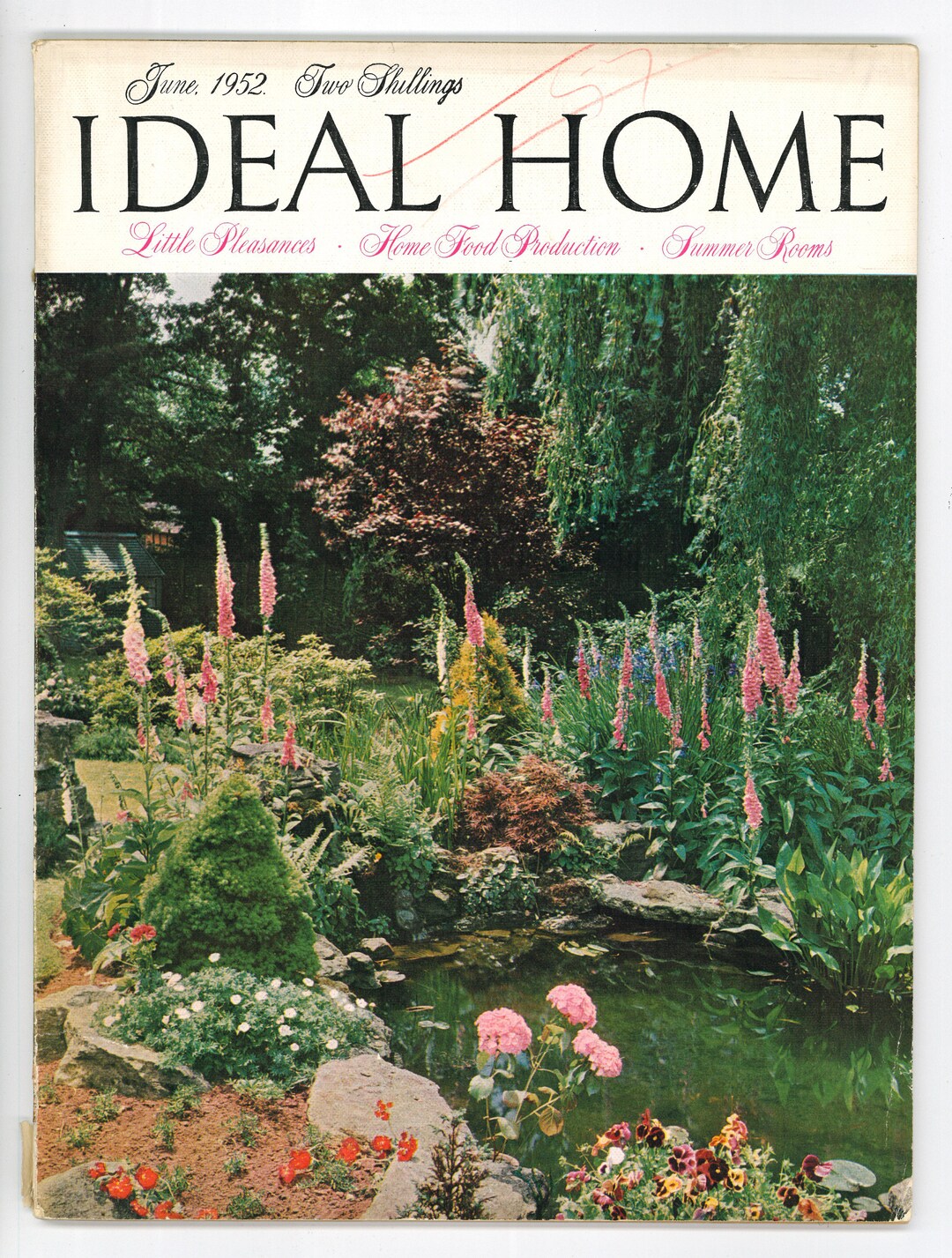 Ideal Home June 1952 Original Vintage Magazine Home Decor - Etsy