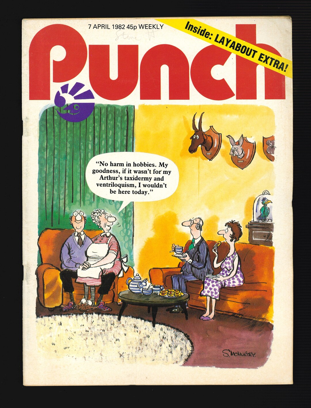 Punch April 1982 Bundle of 5 Copies Vintage Original Satire Magazine - Etsy