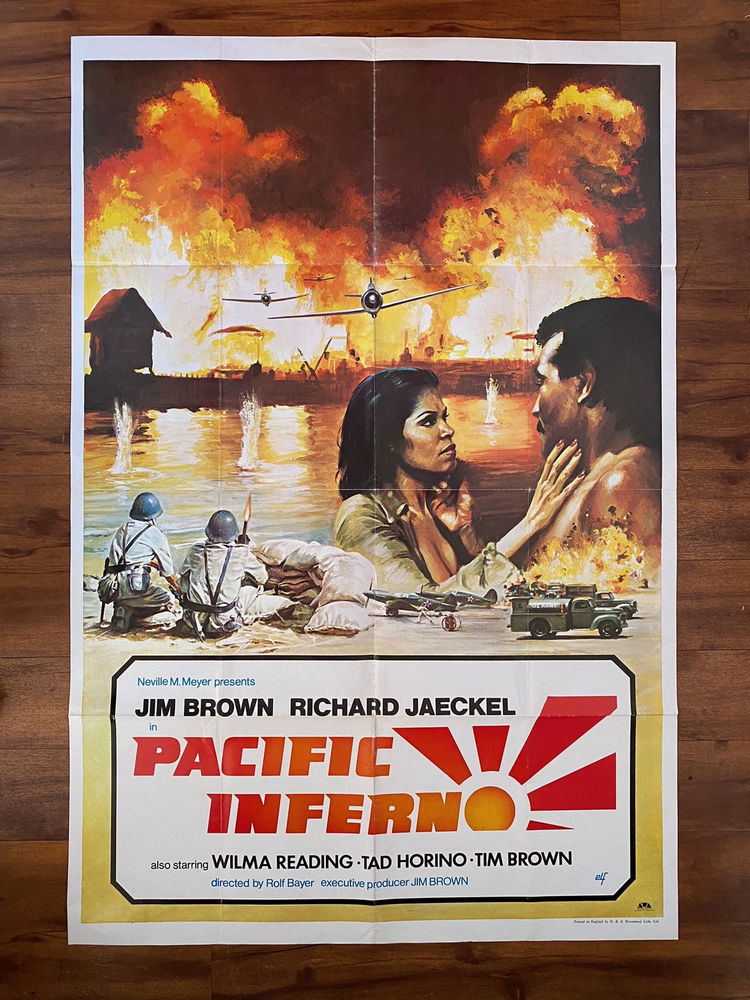 Pacific Inferno 1979 Original Movie Poster 1 Sheet - Etsy