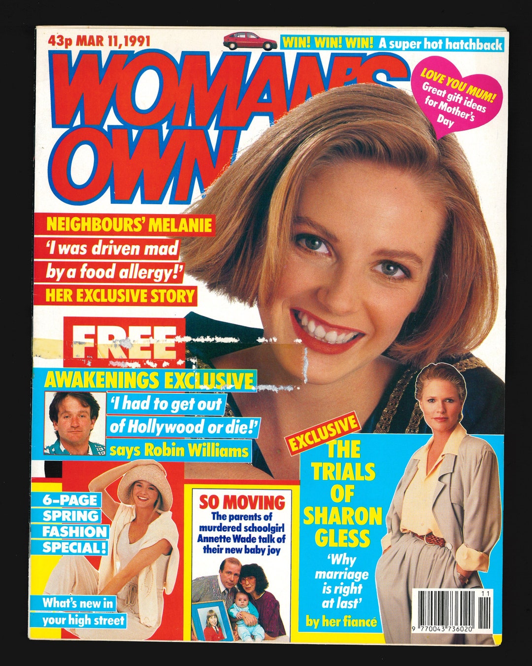 Woman's Own Mar 11 1991 Original British Vintage Weekly - Etsy