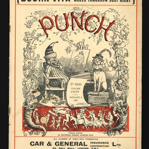 Punch 1938 Bundle of 20 Copies Vintage Original Satire Magazine - Etsy