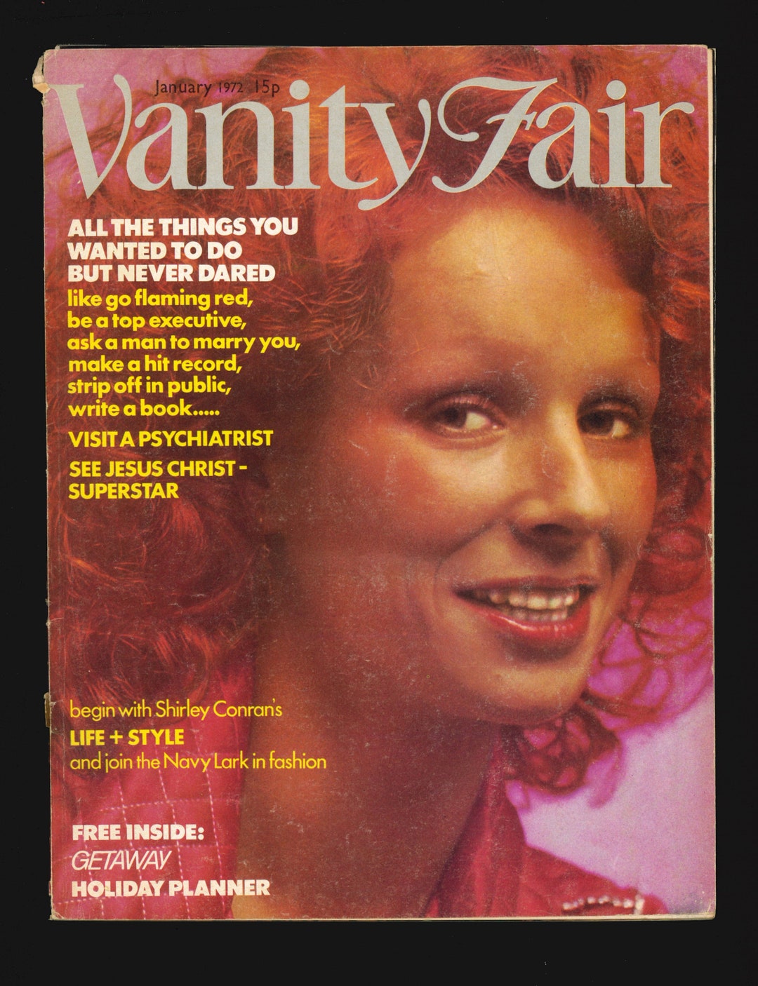 Vanity Fair Jan 1972 Rare Retro Vintage Original Fashion Magazine - Etsy