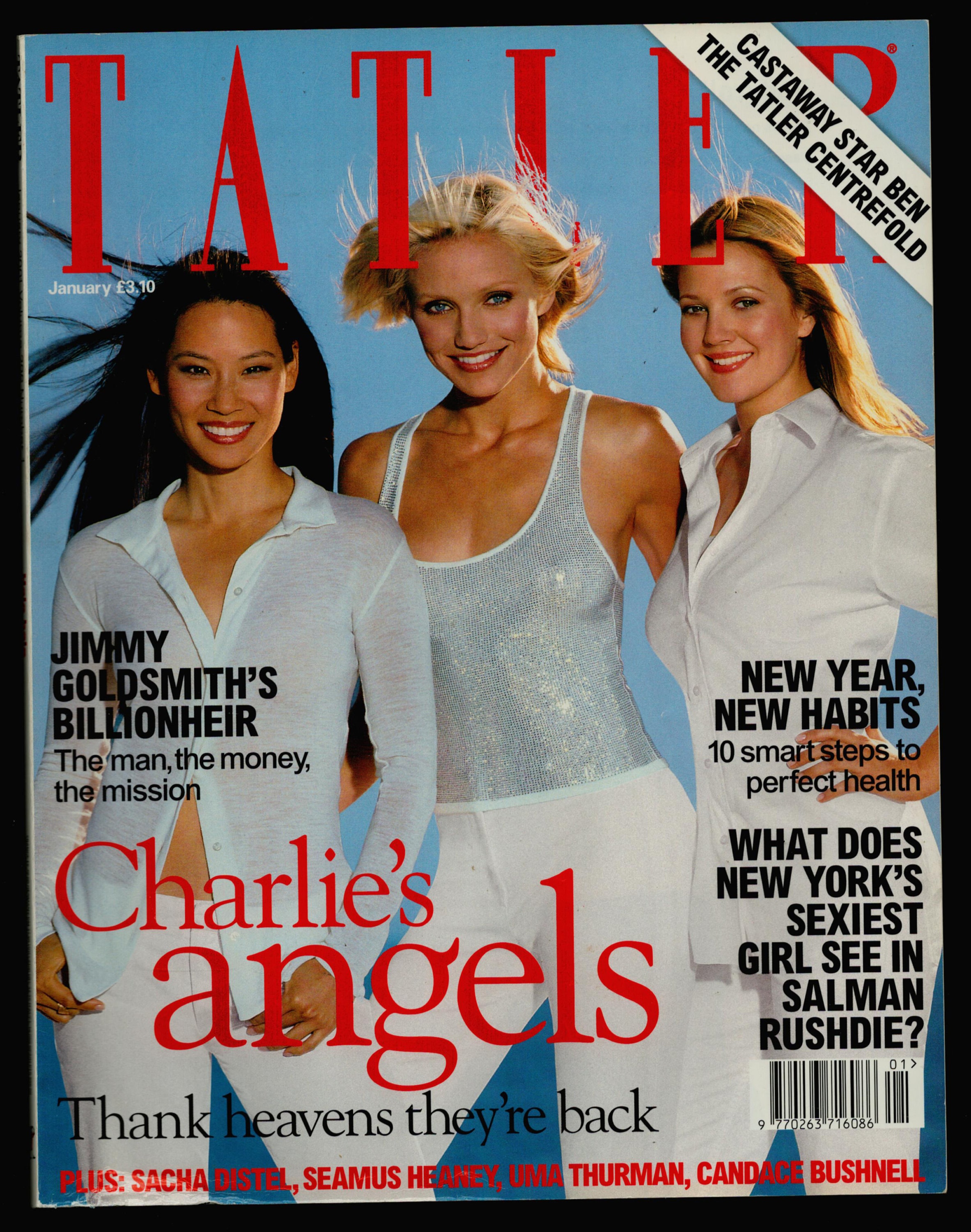 Tatler Magazine Jan 2001 Charlie's Angels Cameron - Etsy