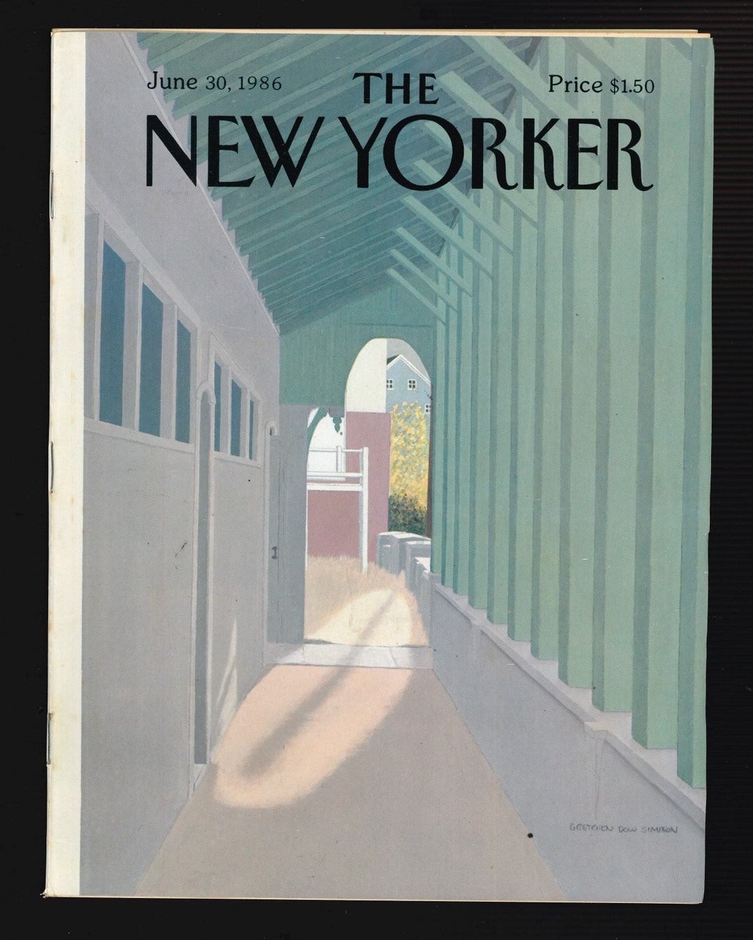 New Yorker Vintage Magazine June 30 1986 Ray of Light by Gretchen Dow ...