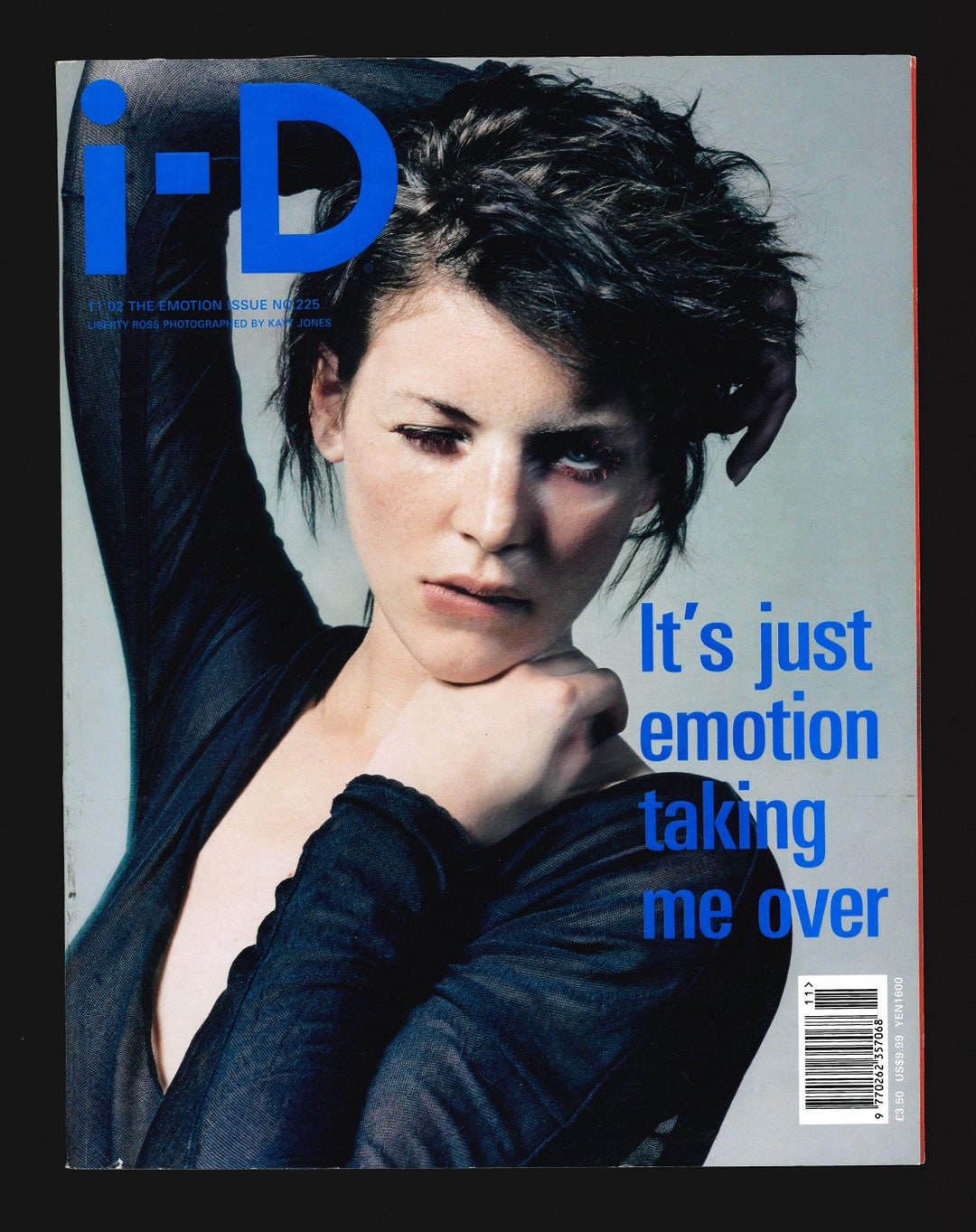 I-D No 225 Nov 2002 the Emotion Issue Rare Original Vintage Fashion ...