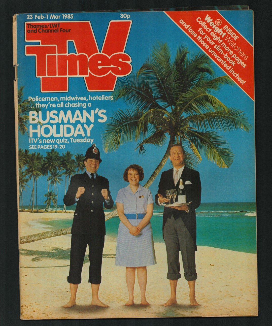 TV Times Feb 23-march 1 1985 Original Vintage Thames LWT - Etsy