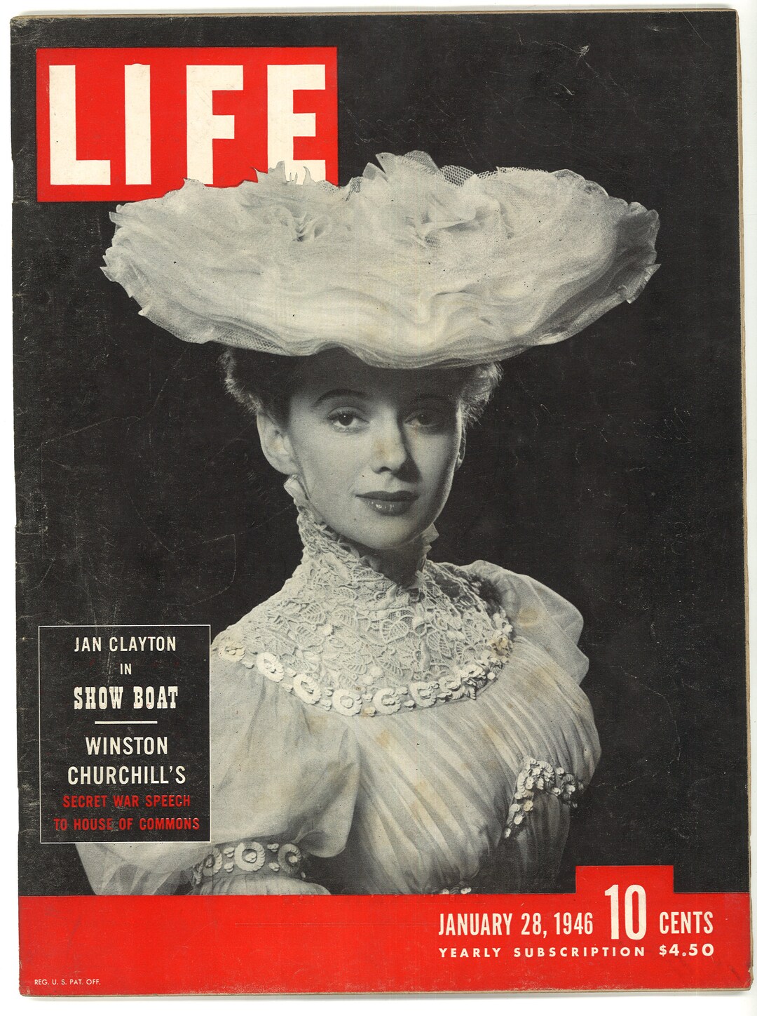 Life US Vol 20 No 4 Jan 28 1946 American Original Vintage Weekly Magazine Gift Birthday Jan ...
