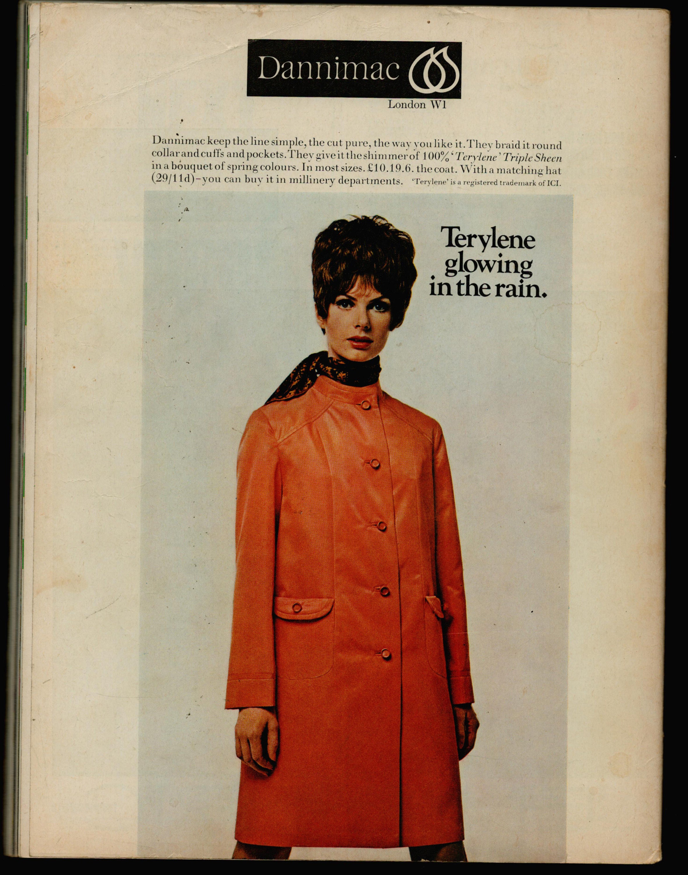 Vogue UK April 1st 1968 British Original Vintage Fashion Magazine ...