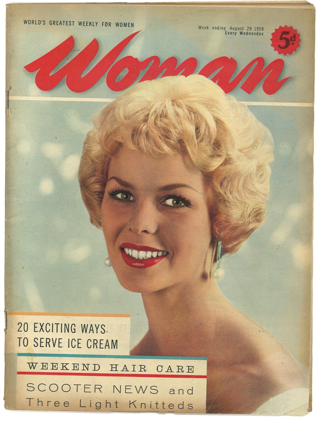 Woman Aug 29 1959 Original British Vintage Weekly Women Magazine Gift ...